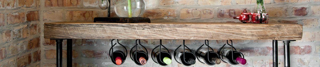 Shop Wine Rack Tables and Reclaimed Wood Wine Racks | Urban Wood Goods