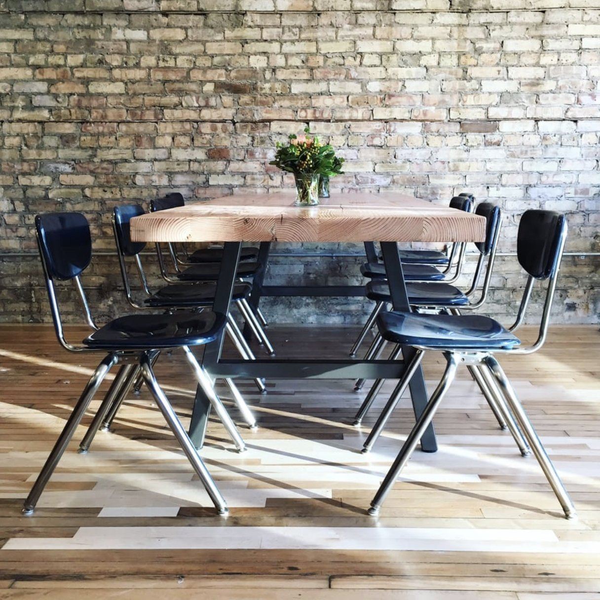 Rustic Modern Architect Table | Handcrafted Architect Table for Sale