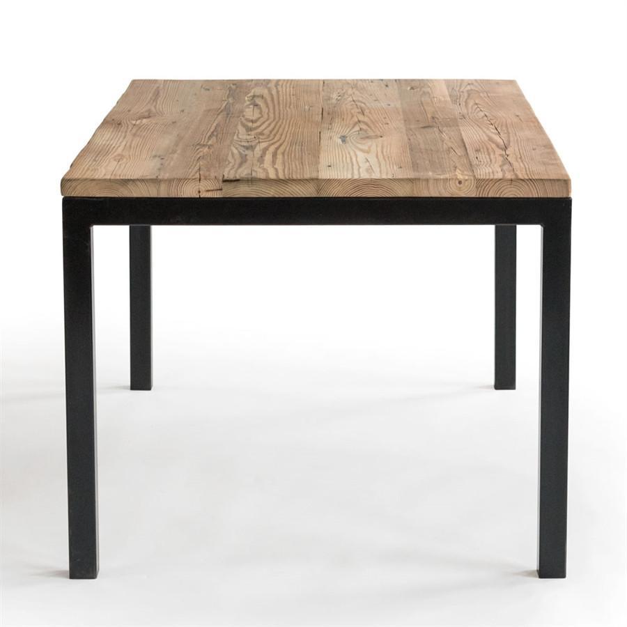 Handcrafted Parsons Wood & Steel Conference Table | Urban Wood Goods