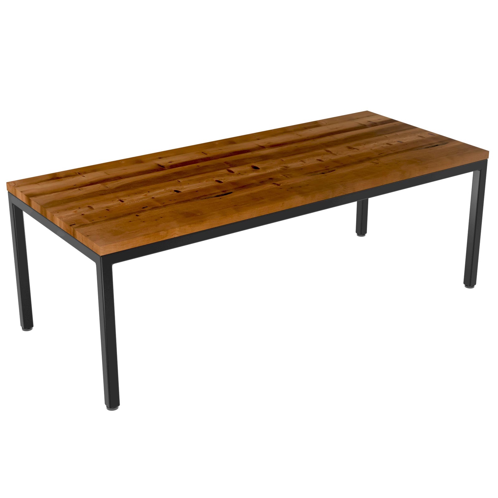 Handcrafted Parsons Wood & Steel Conference Table | Urban Wood Goods