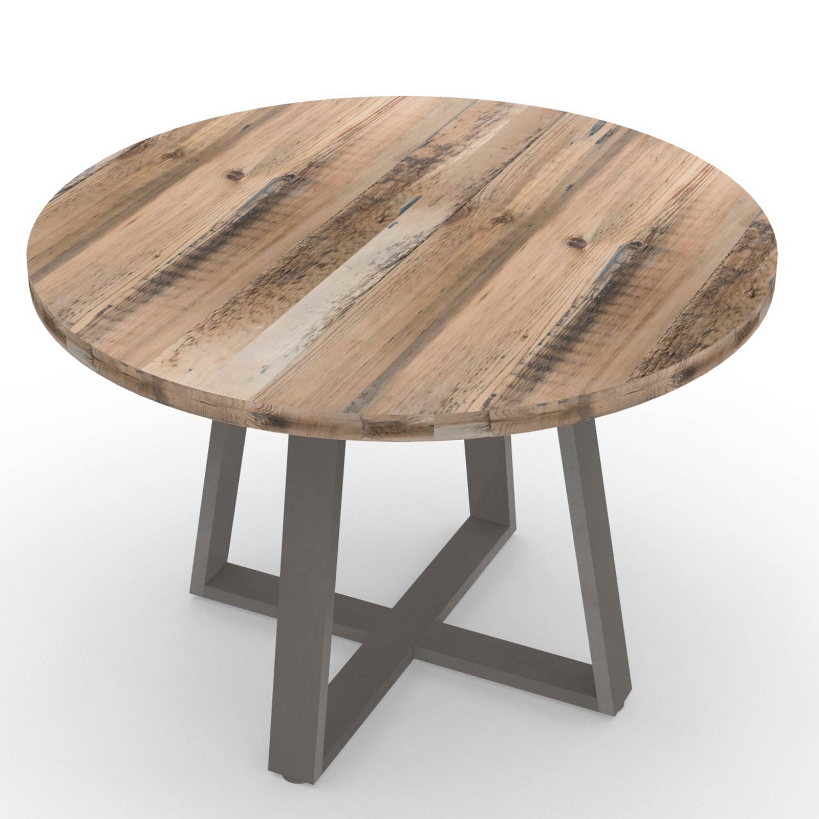 Criss Cross Square Pub Table | Wooden Square Pub Tables | Urban Wood Goods