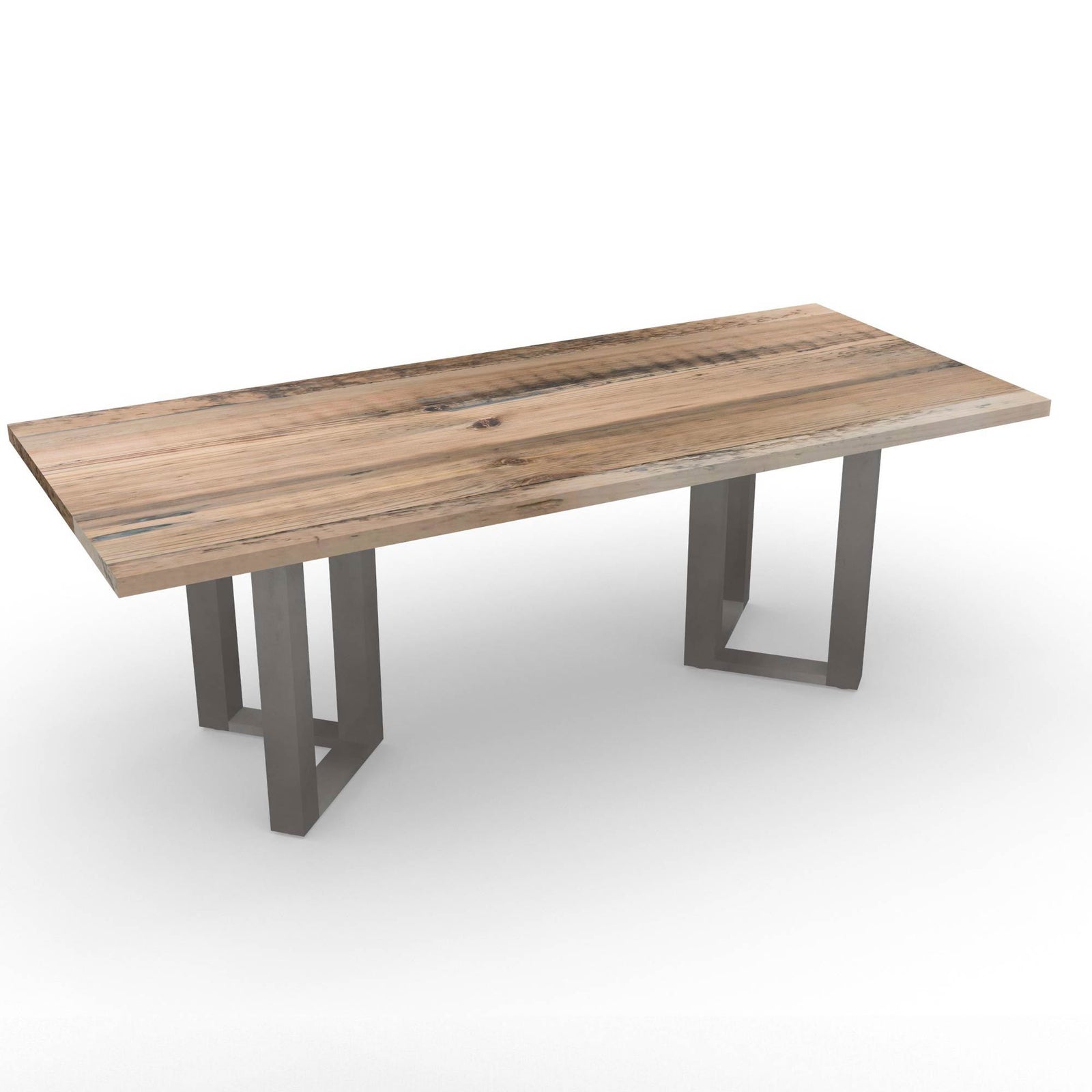 Urban Symmetry Dining Table | Modern Symmetrical Pedestal Tables ...