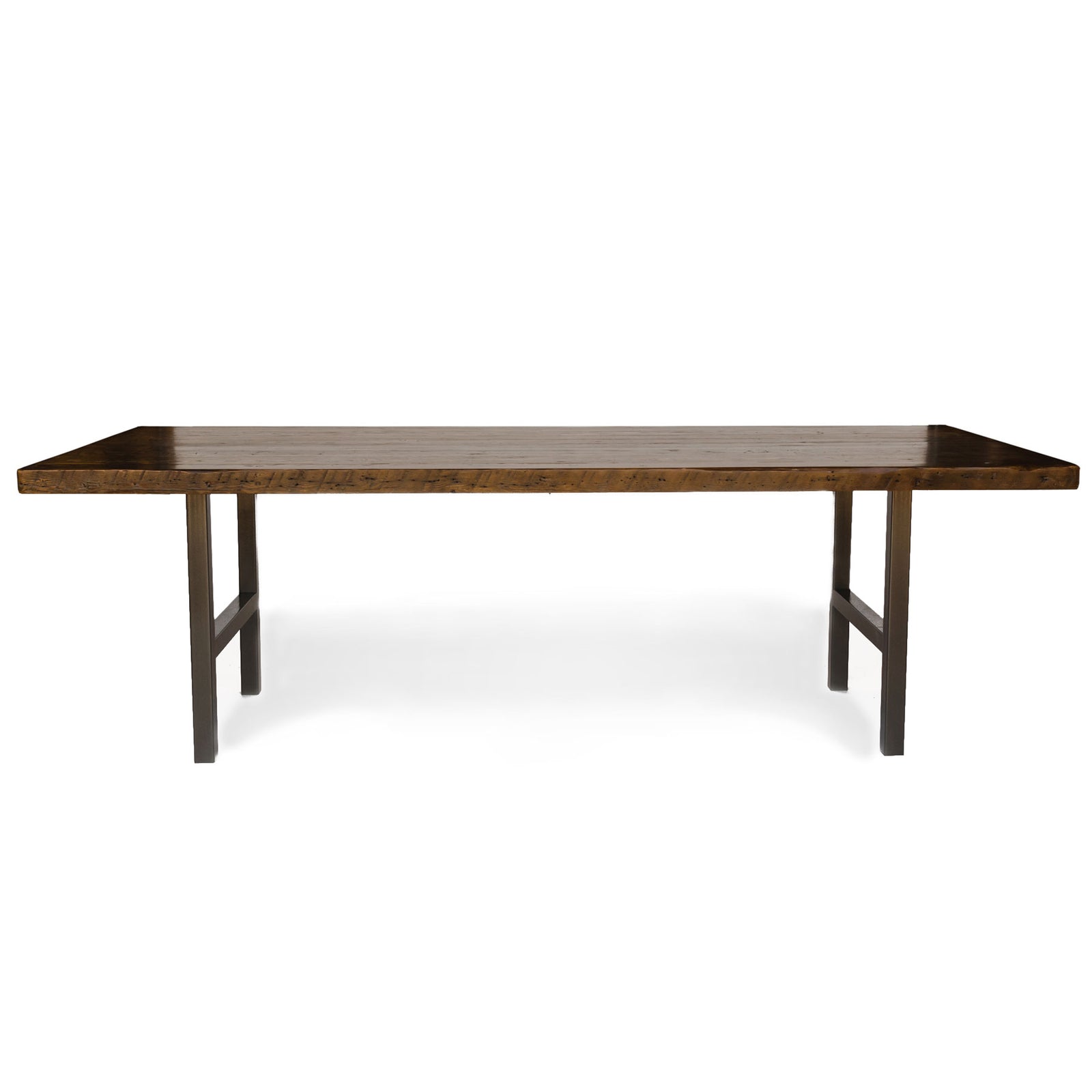 Urban Wood and Steel Conference Table with Narrow Base | Urbanwoodgoods